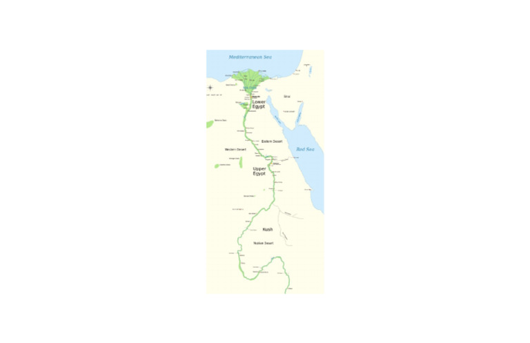 Map Of the river Nile | PDF