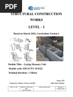 Sample Test Questions Bricklayer - Ita Website | PDF | Masonry | Wall