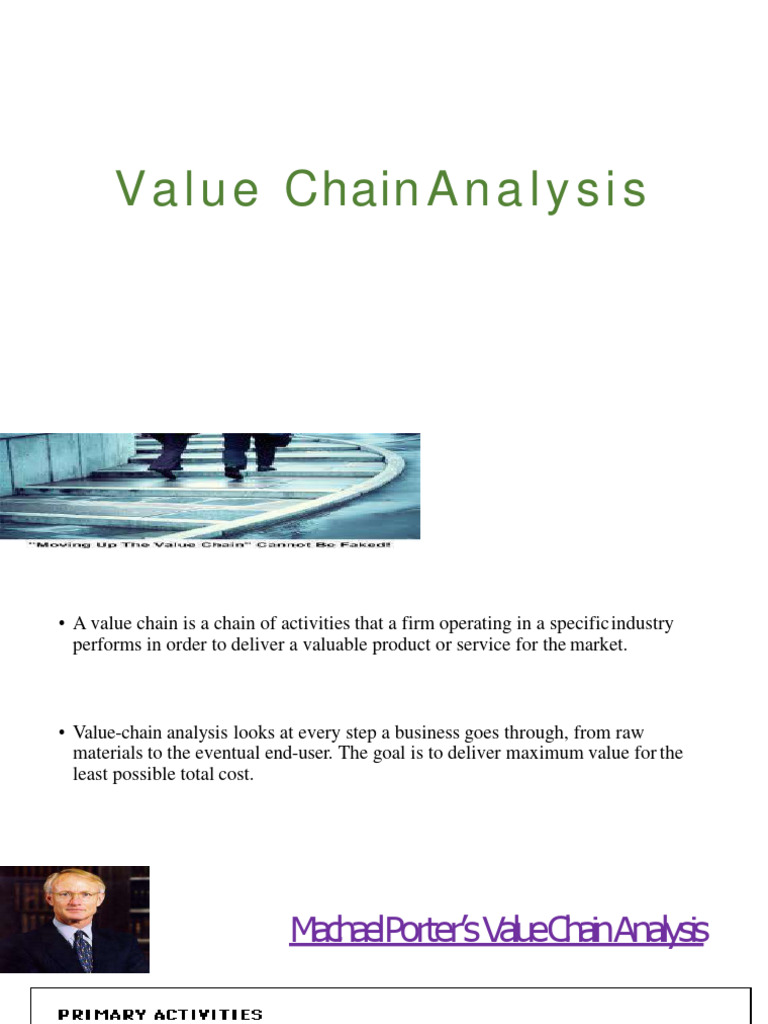 Value Chain Analysis Michael Porter Pdf Mc Donald S Supply Chain