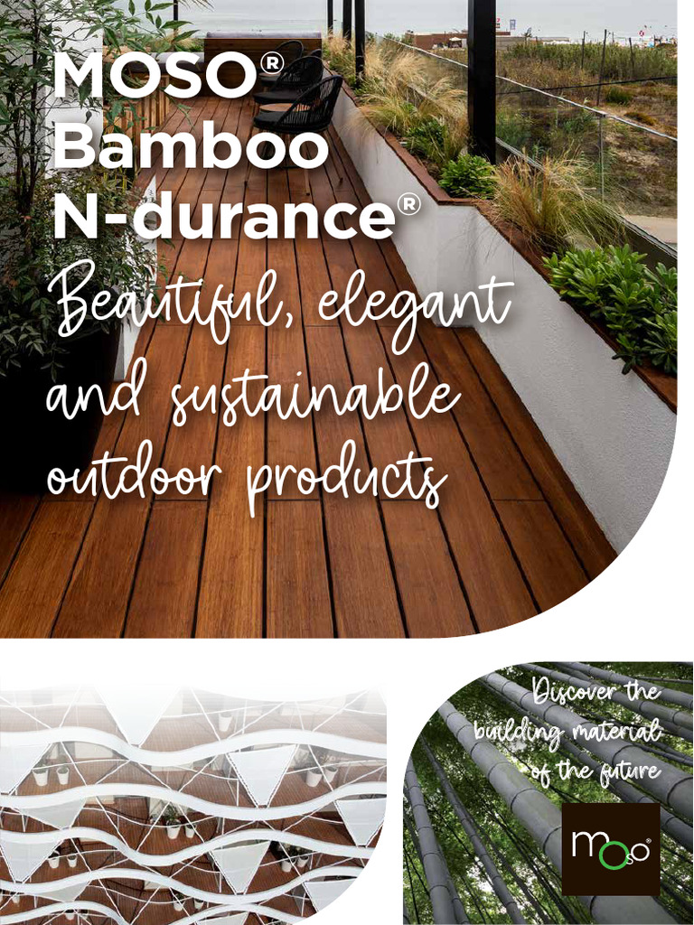 MOSO Bamboo N-Durance Decking en | PDF | Screw | Bamboo
