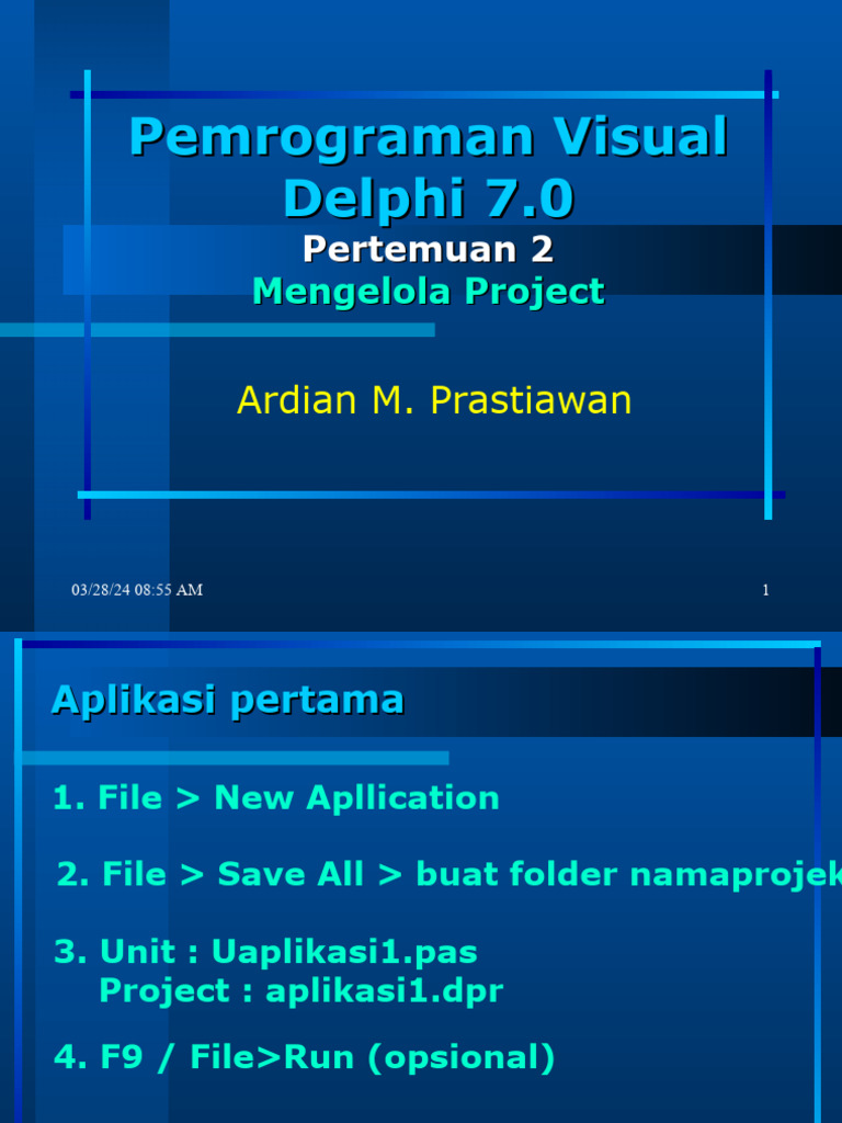Pemrograman Visual2 | PDF