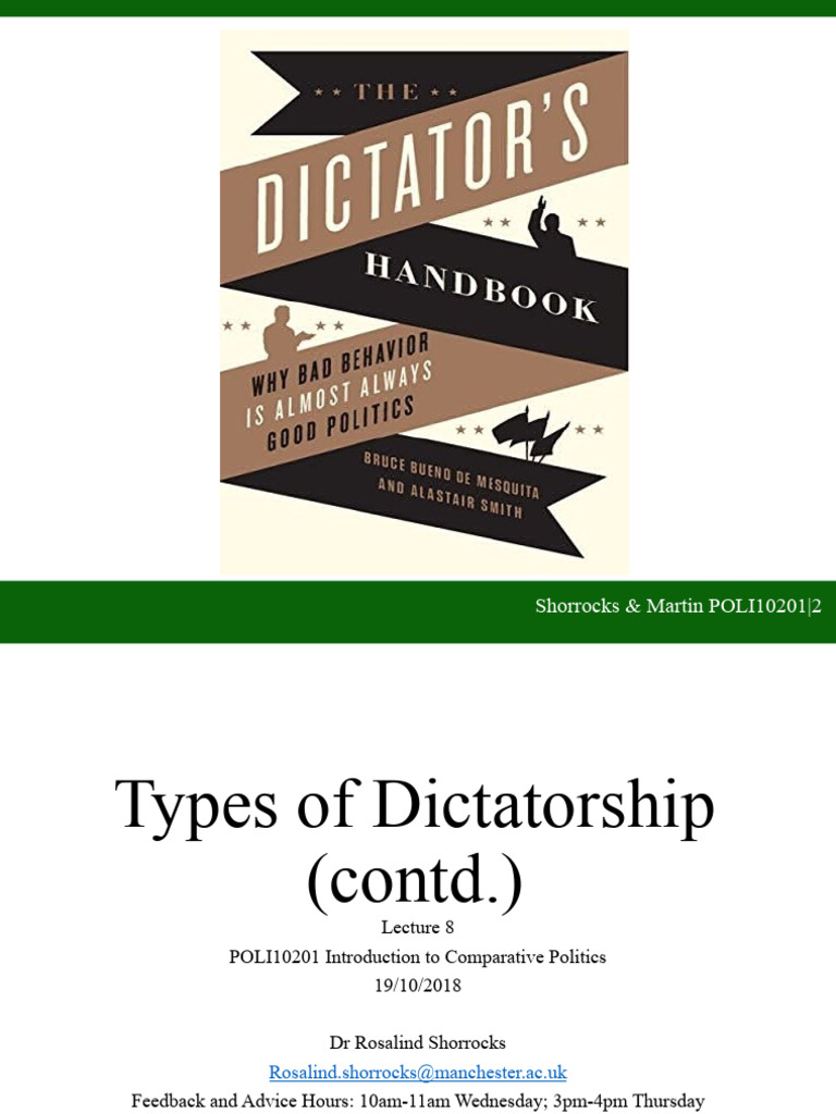 Selectorate Theory in Dictatorships | PDF | Dictatorship | Democracy