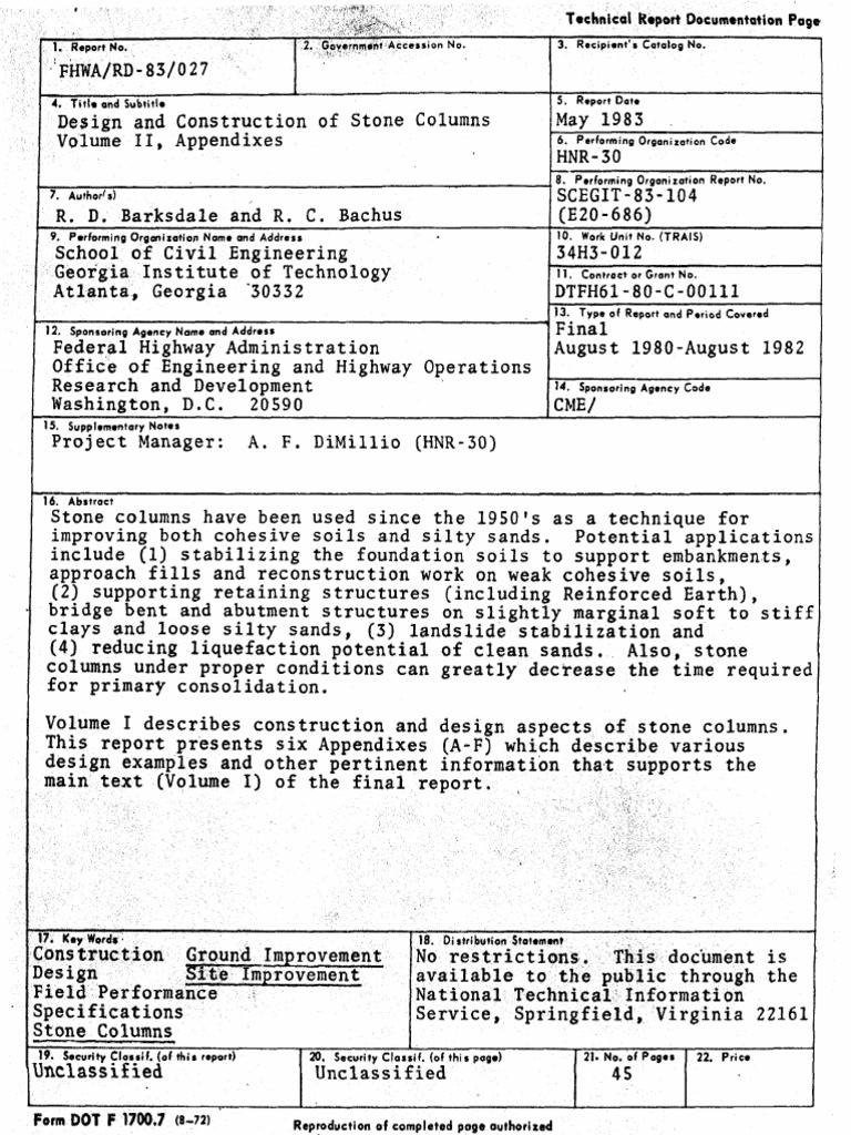 Dot 58203 DS1 | Download Free PDF | Force | Deep Foundation