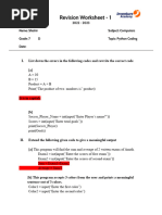 Number System Worksheet | PDF | Decimal | Computer Science