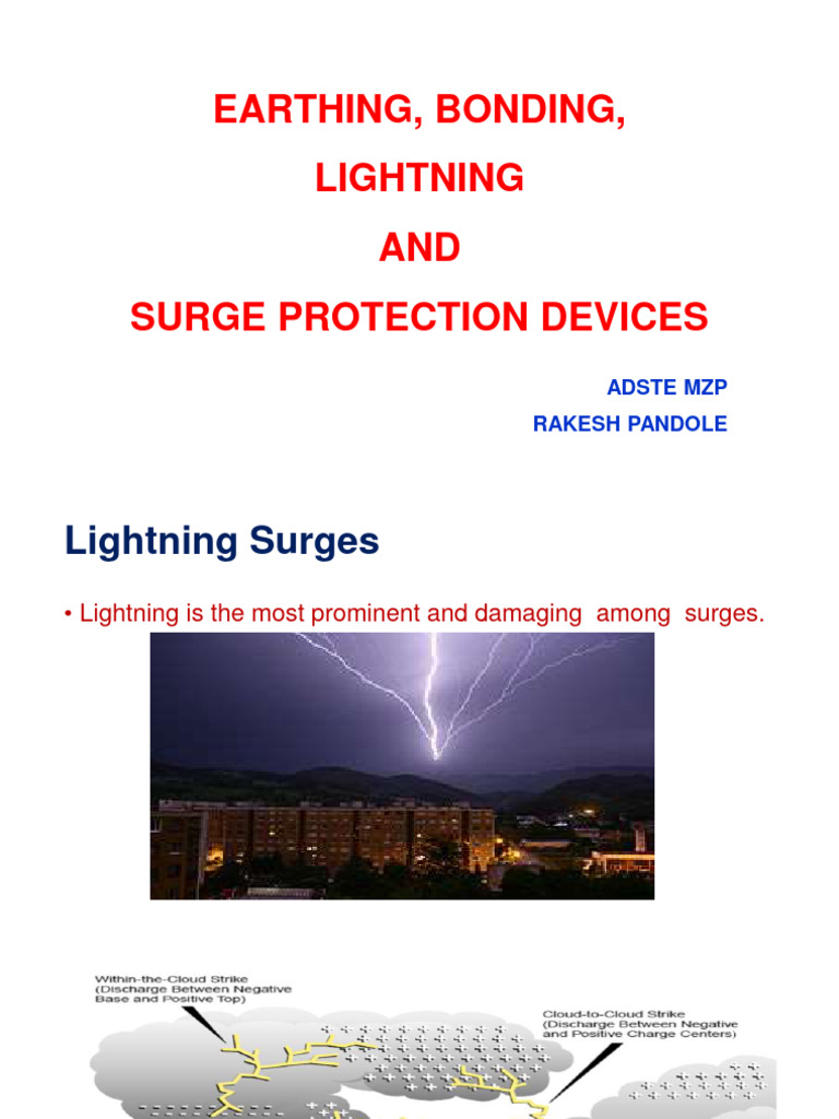 Earthing Bonding Lightning SPD | PDF