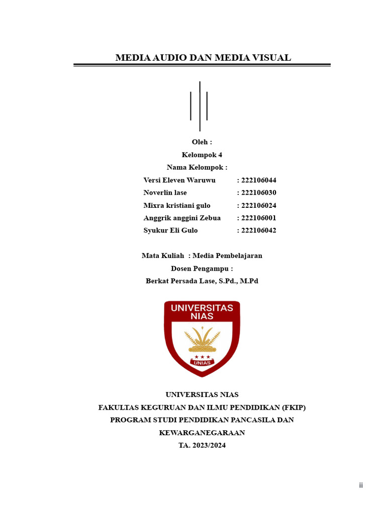 Media Audio Dan Visual | PDF