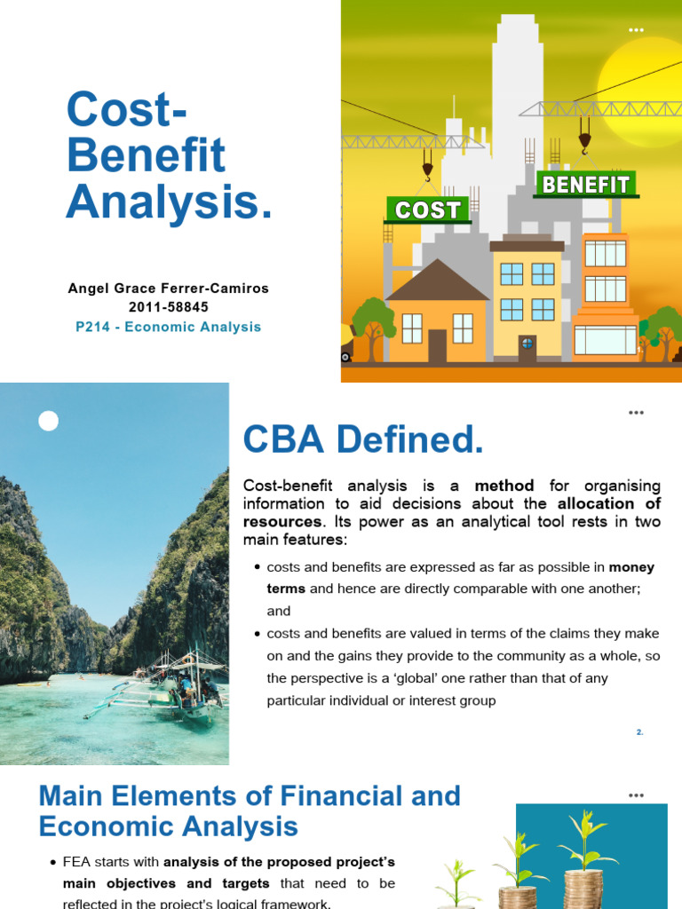 V2 Camiros-Cost Benefit Analysis Presentation | PDF | Cost–Benefit Analysis | Cost