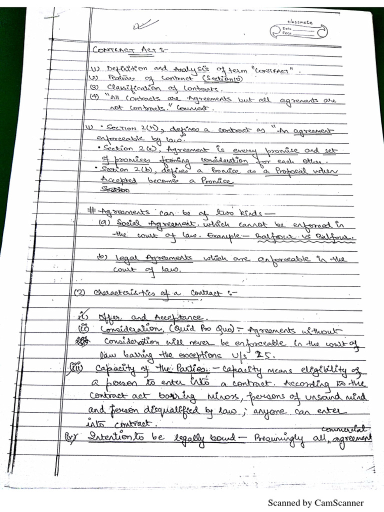 Contract Act-Sumona Ghosh | PDF