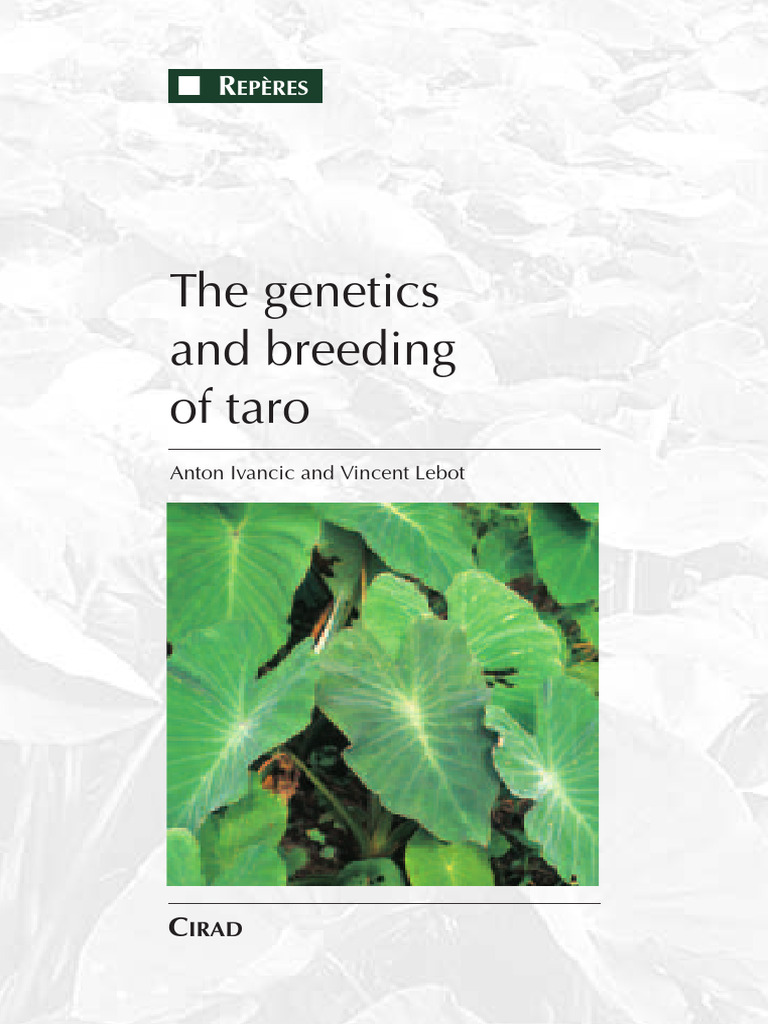 Taro Genetics and Breeding Insights | PDF | Plant Breeding | Petal