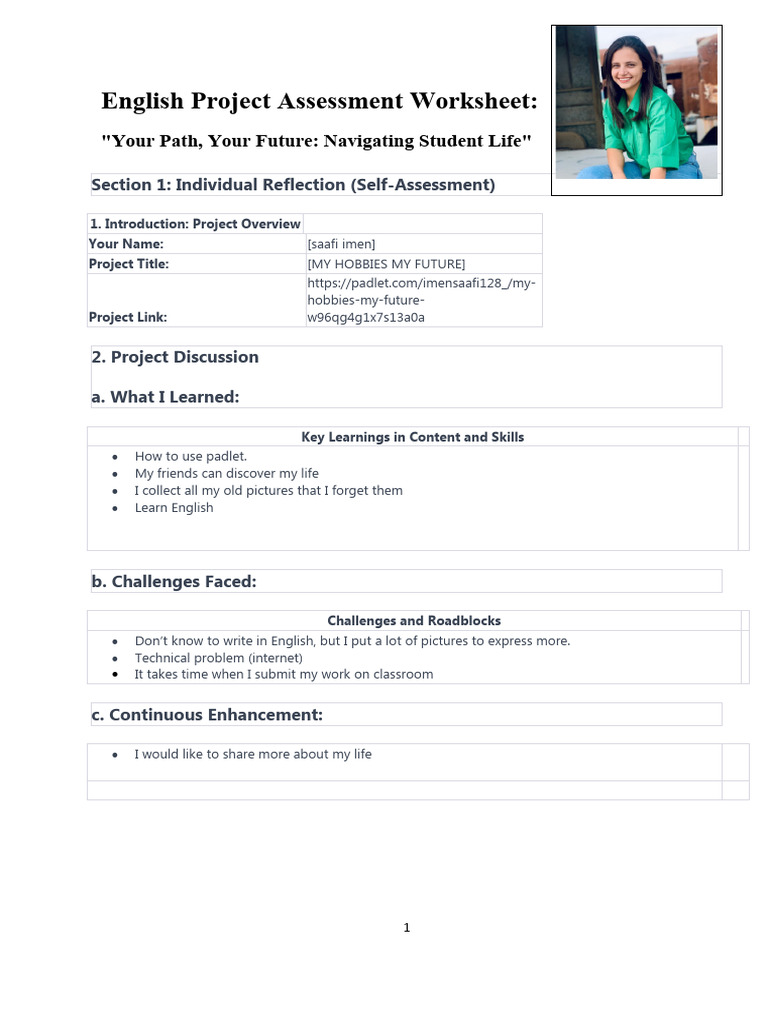 Project Assessment Updated Version | PDF | Learning | Human Communication