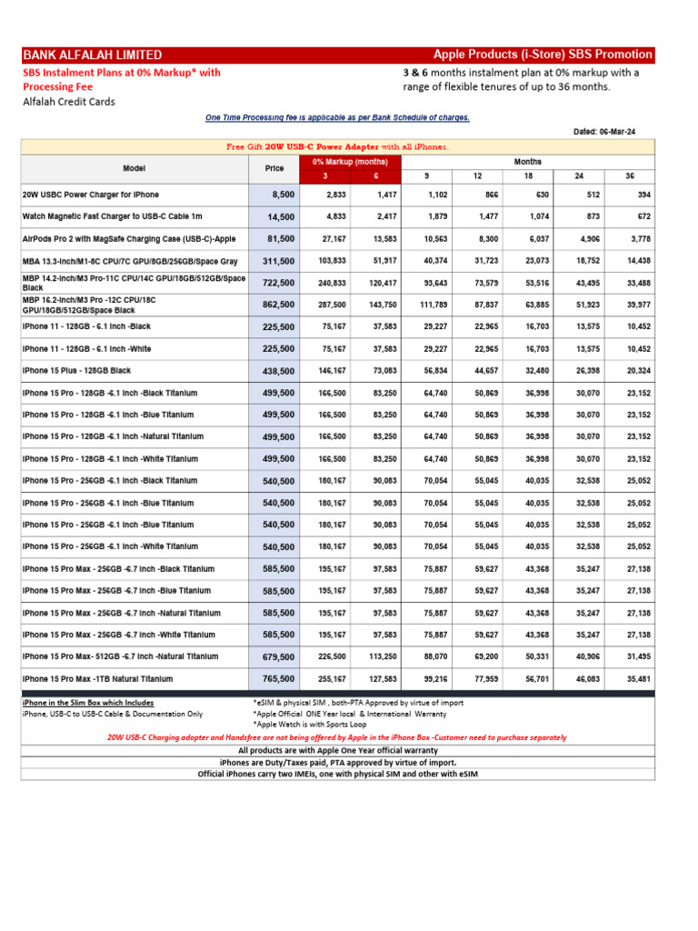 Apple Products Pricing and Offers | PDF | Computer Hardware | Smartphone