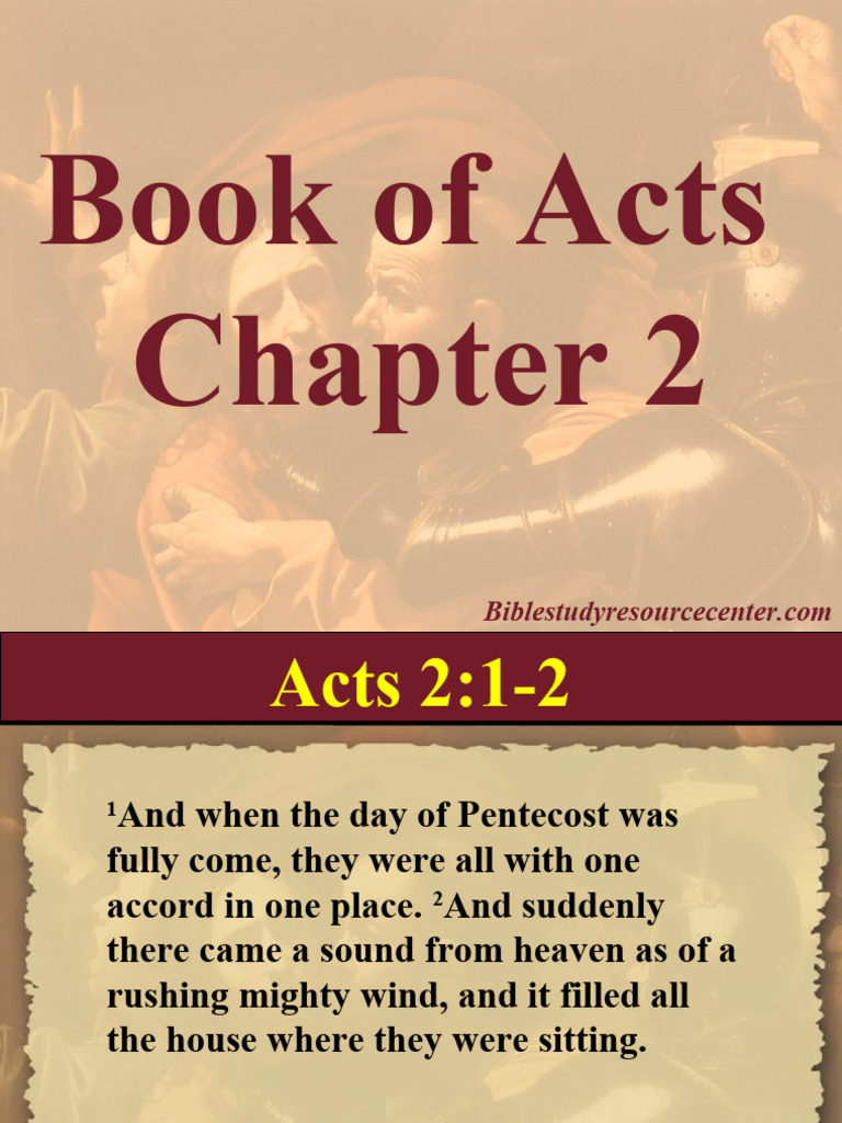 Acts PPT Chapt 02.179175704 | PDF | Jesus | Pentecost