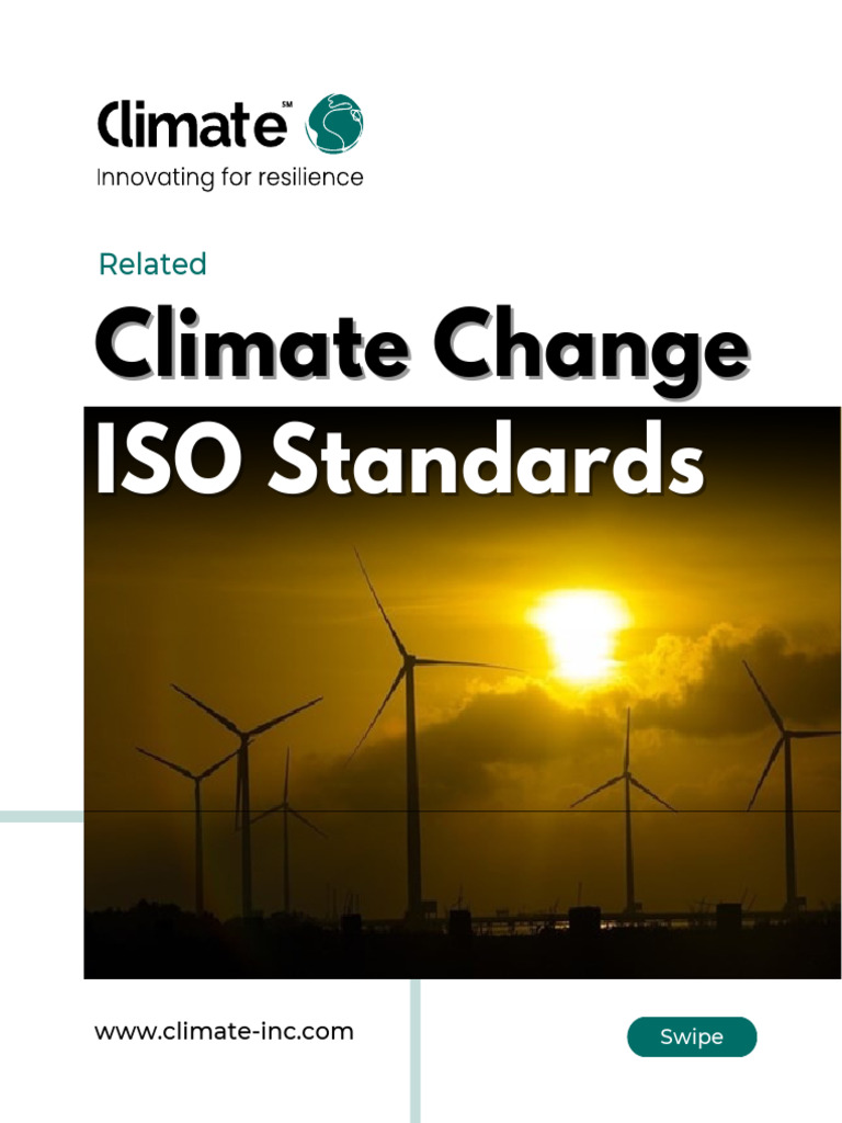 Climate Change in ISO Standards | PDF