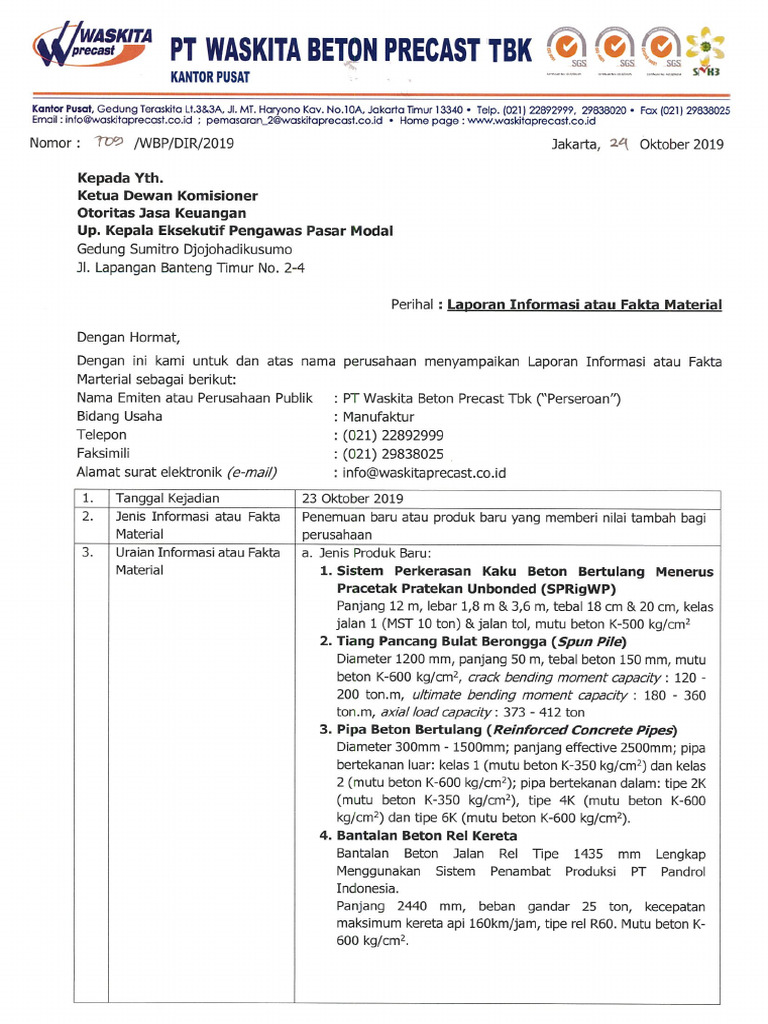 Laporan_Informasi_dan_Fakta_Material | PDF