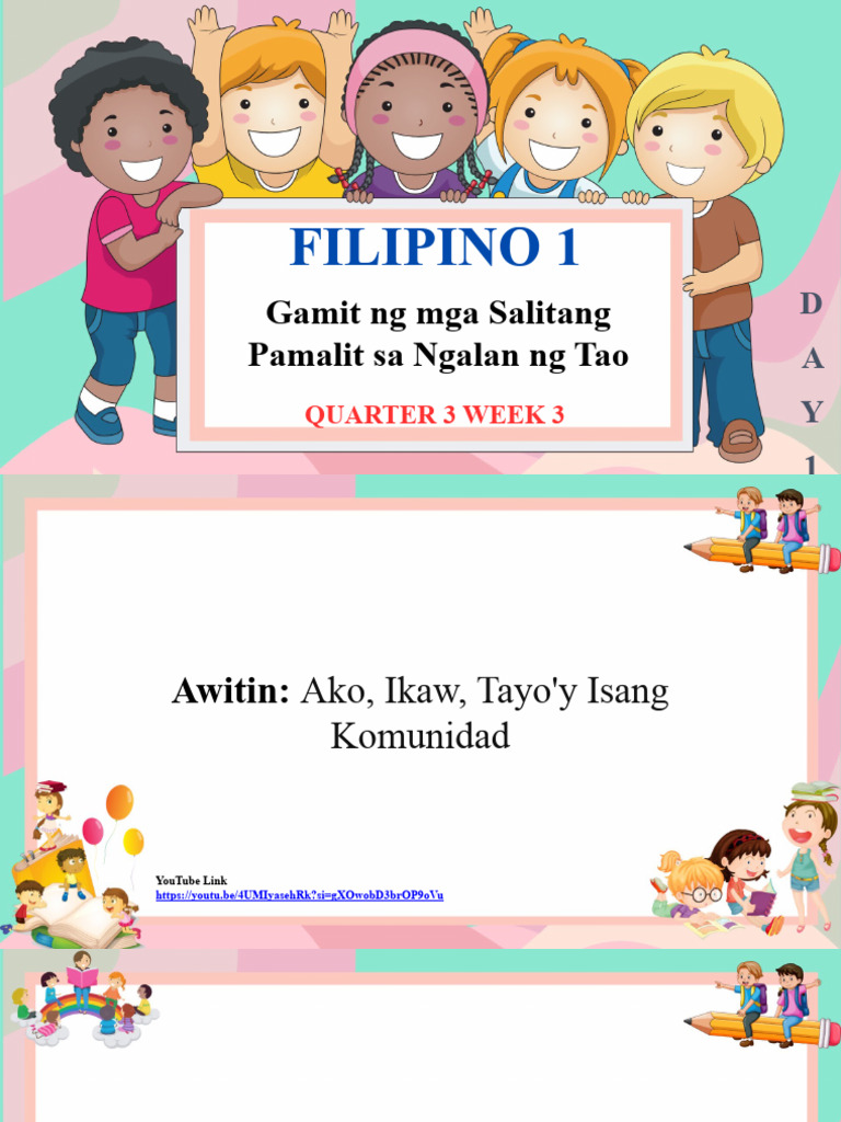 w3 q3 Filipino 1 | PDF