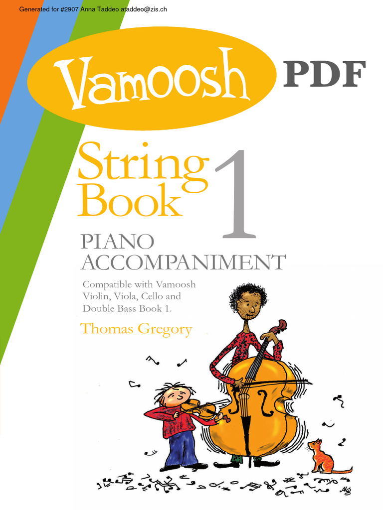 Vamoosh Strings 1 Piano Acc PDF DOWNLOAD | PDF | Cello | Music Technology