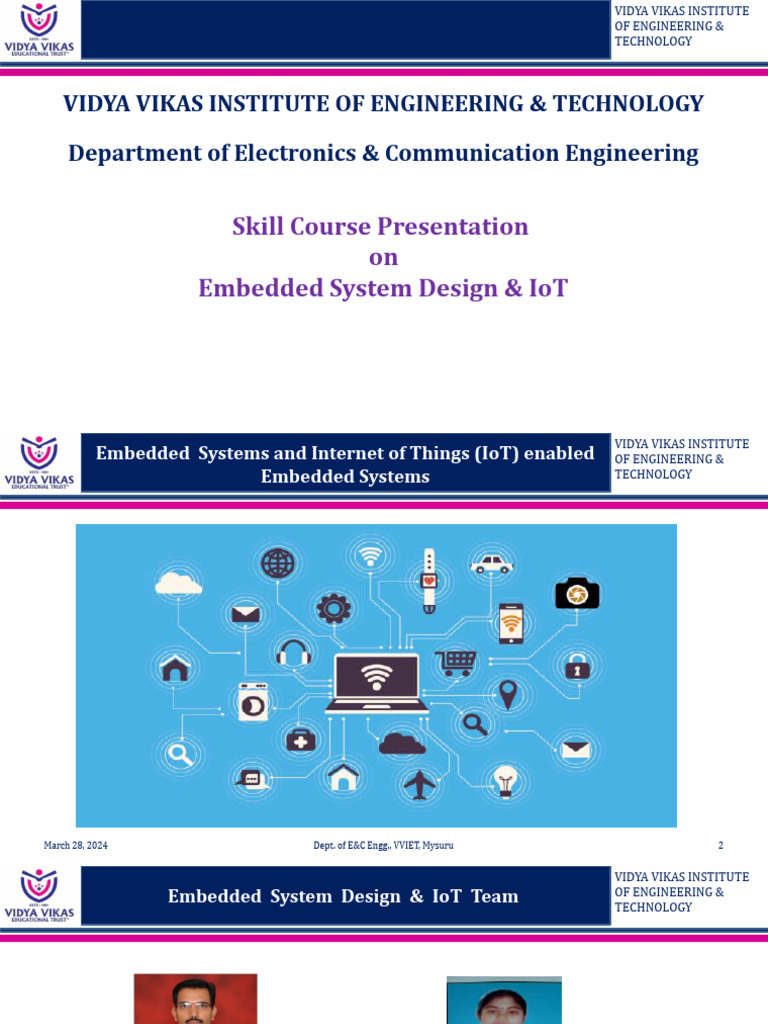 Embedded & IoT Presentation | PDF | Embedded System | Internet Of Things