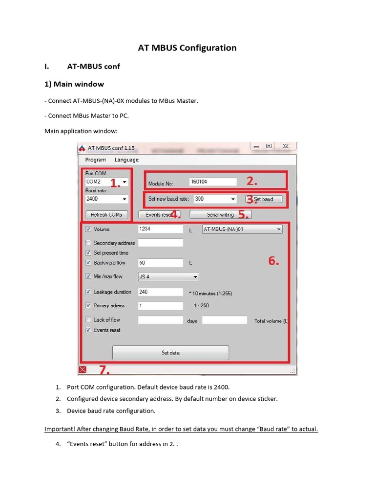 At MBUS Conf Manual | PDF | Button (Computing) | Default (Computer Science)