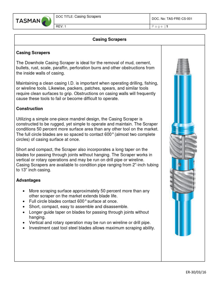 Casing-Scraper botta | PDF