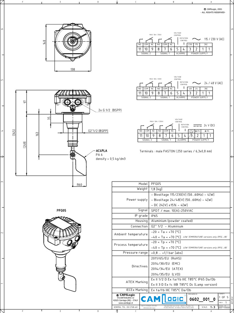 0602 - 001 - 0 - Datasheet pfg05 | PDF | Power Supply | Electronics