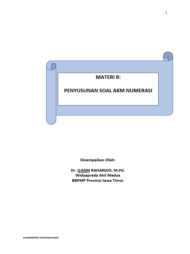 Materi B - Numerasi | PDF | Komputer | Teknologi & Rekayasa