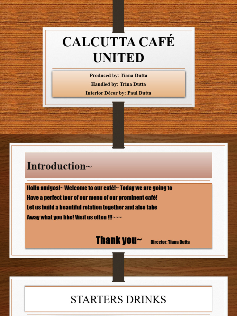 Calcutta Café United | PDF