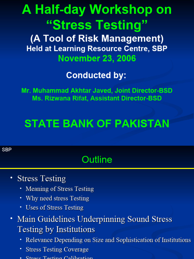 Stresstesting Pdf