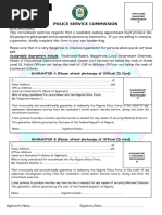Nigerian Passport Guarantor Form | PDF | Cost Of Living | Notary Public
