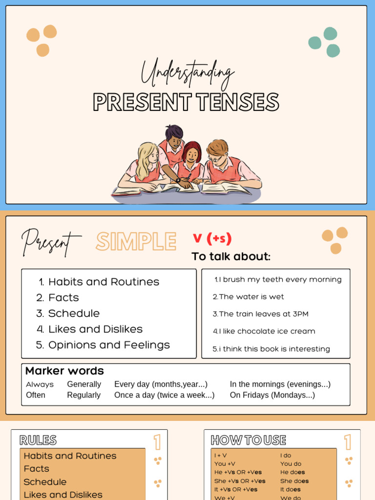 Present Tenses | PDF | Experience | Grammar