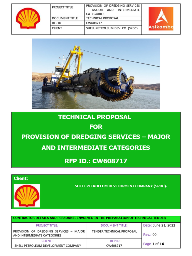 Technical Proposal | PDF | Request For Proposal | Business