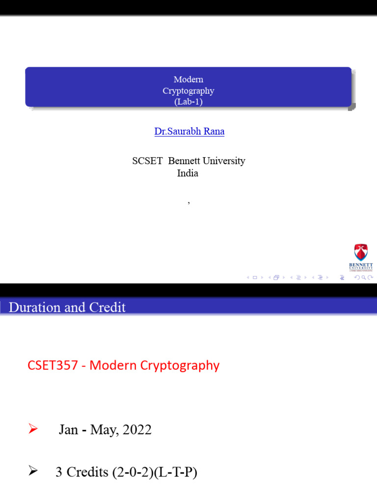 lecture_1 crypto | PDF | Cryptography | Encryption