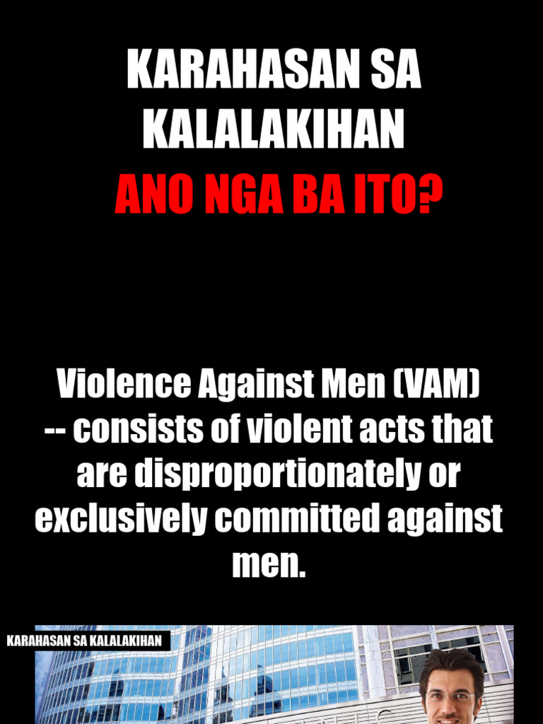 Karahasan Sa Mga Kalalakihan | PDF