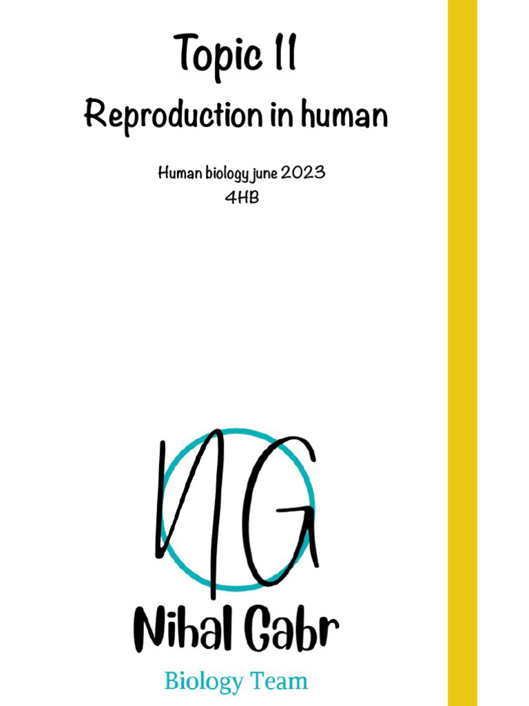 Reproduction in Human | PDF