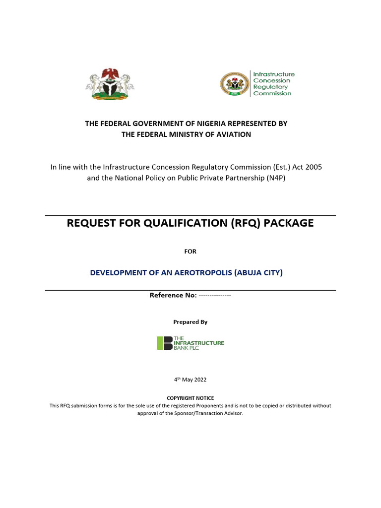 FMA - Aerotropolis RFQ Package - 20062022 (COPY) | PDF