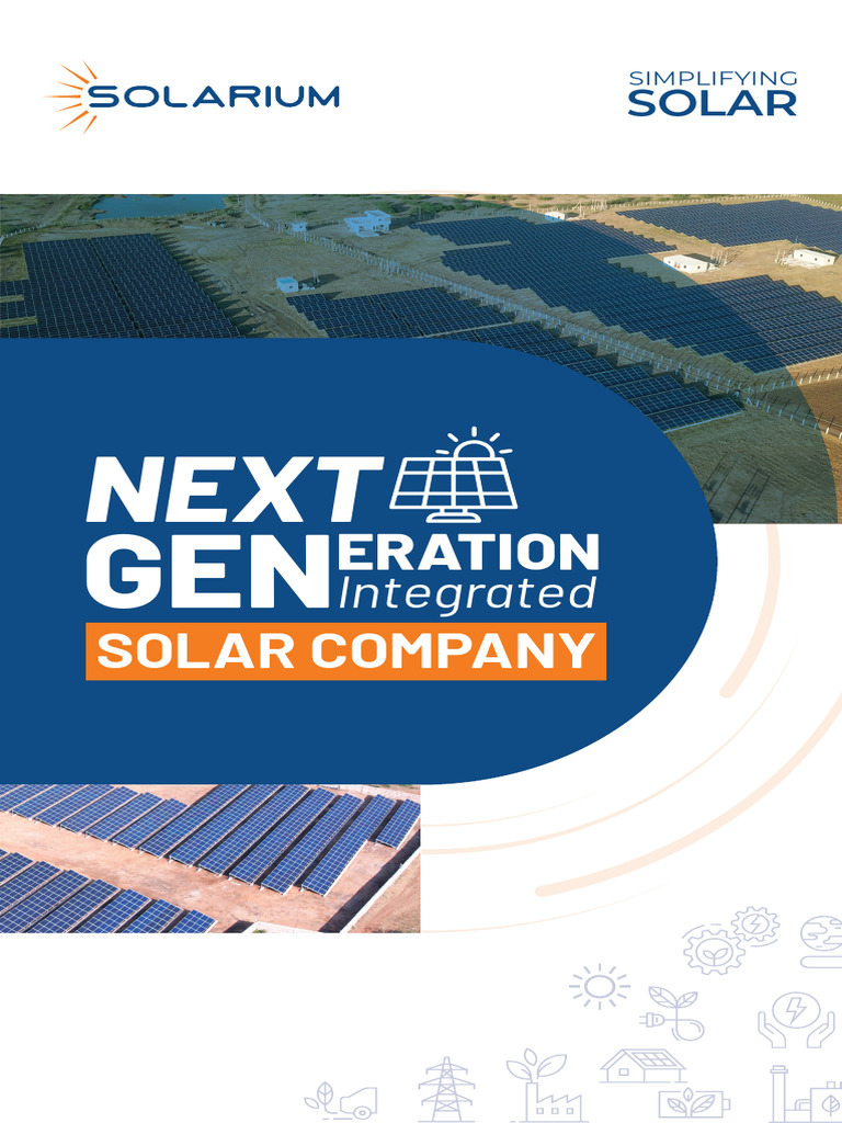 Solarium Project Brochure | PDF | Solar Power | Photovoltaics