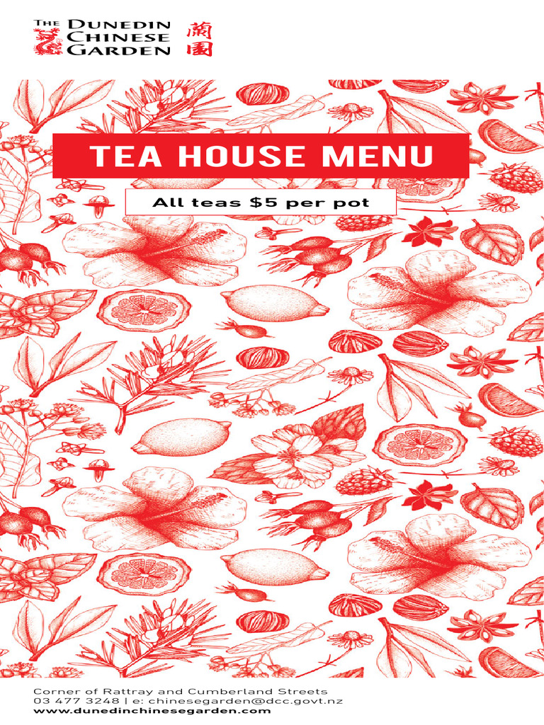 Tea House Menu 20180910 | PDF | Foods