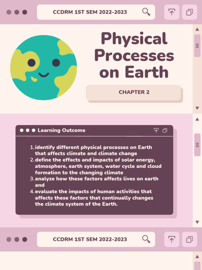 Chapter 2 - Physical Processes On Earth | PDF | Atmosphere Of Earth ...