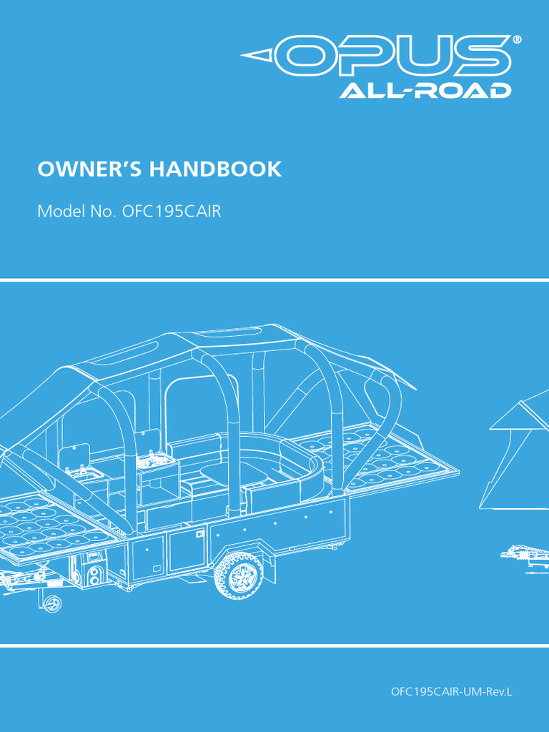 Opus Trailer Tent Owners Handbook | PDF | Trailer (Vehicle) | Ac Power ...