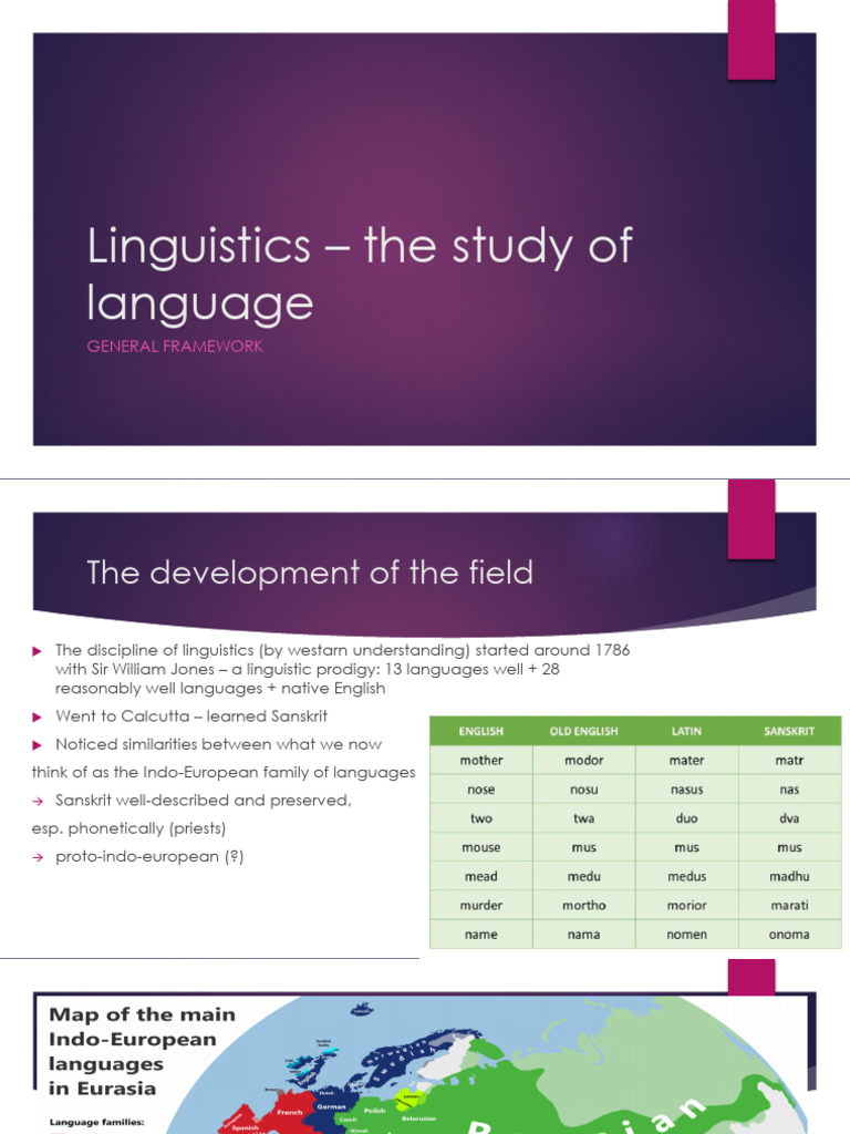 Linguistics - The Study of Language | PDF | Social Science | Language ...