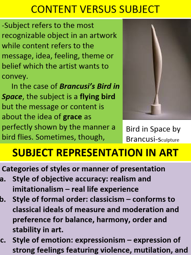 ppt5 Art | PDF | Abstract Art | Realism (Arts)