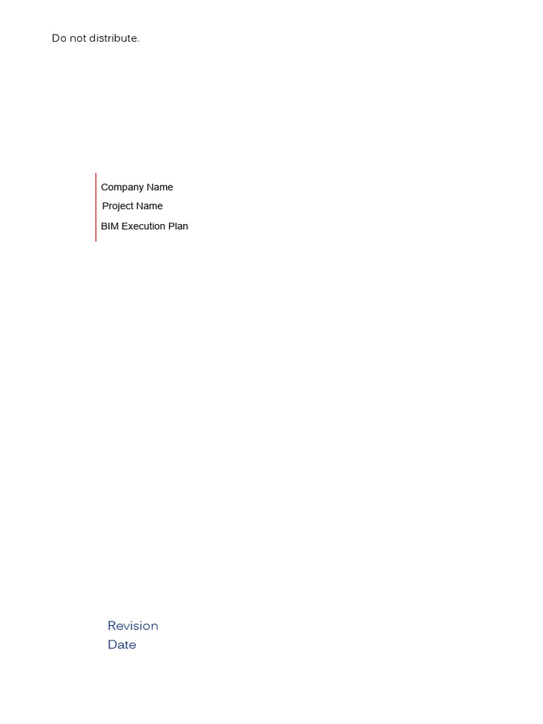 BIM Execution Plan Draft Template - ECWC - Water | PDF | Building ...