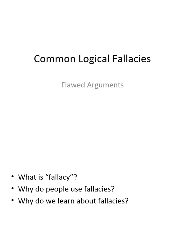 Chapter 6 - Relevance Fallacy | PDF | Argument | Fallacy