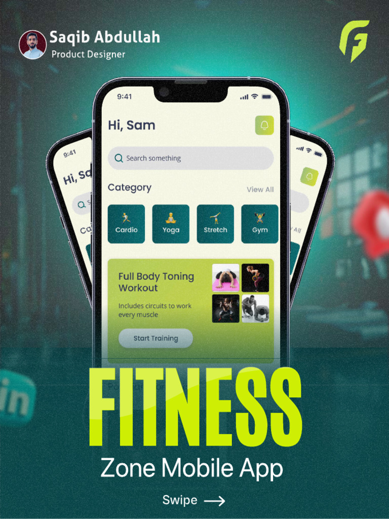 Fitness App Zone Application & Branding | PDF