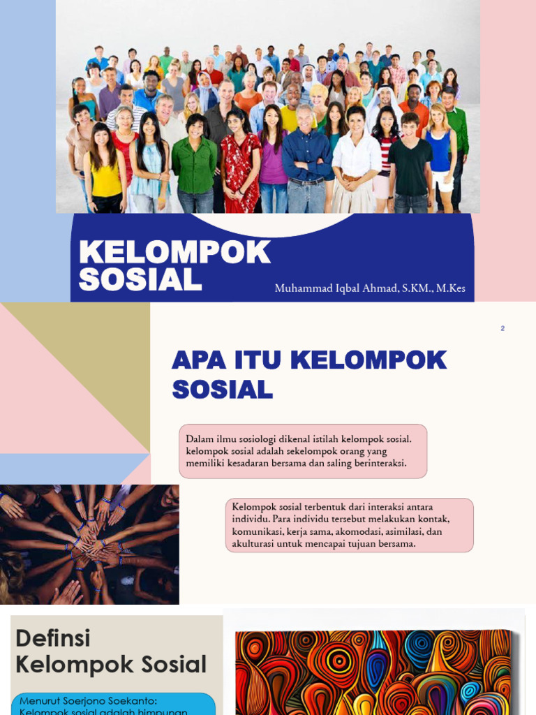 Kelompok Sosial | PDF | Karier & Perkembangan
