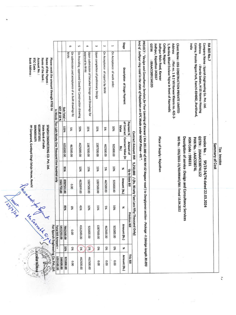 Sparsh Engineering | PDF