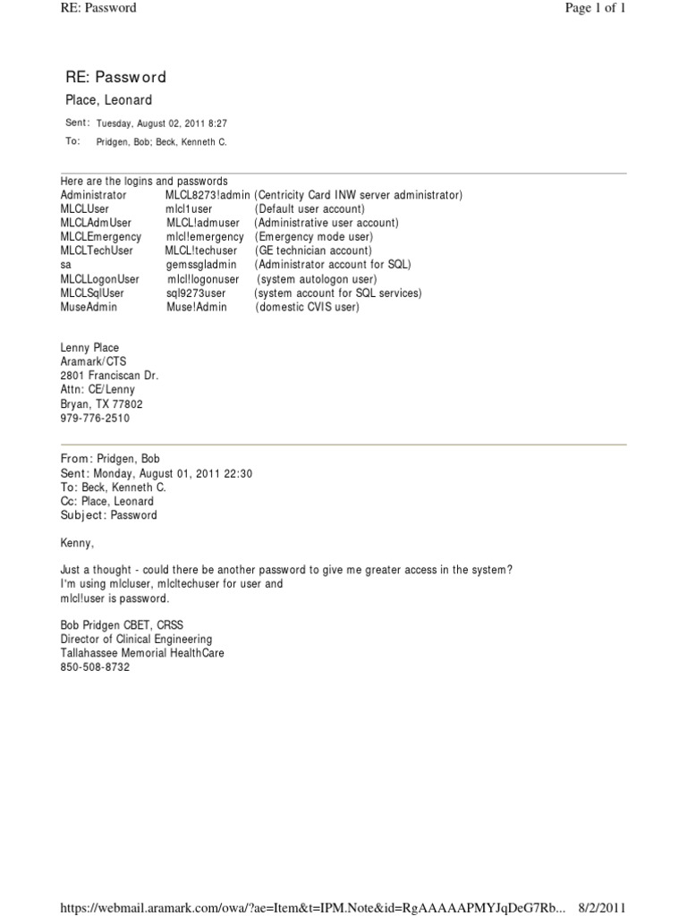 GE MACLAB - Cardiolab Pswds | PDF