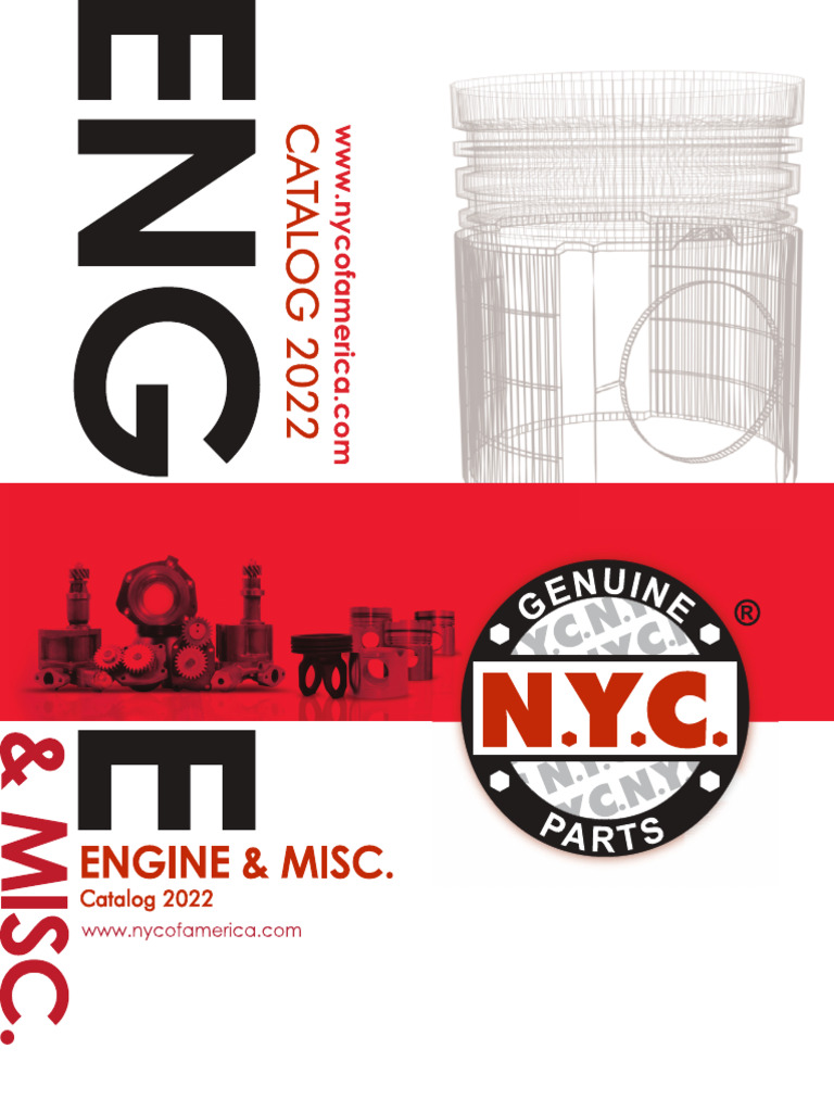 Catalog-Engine-Misc Nyc | PDF | Internal Combustion Engine | Piston