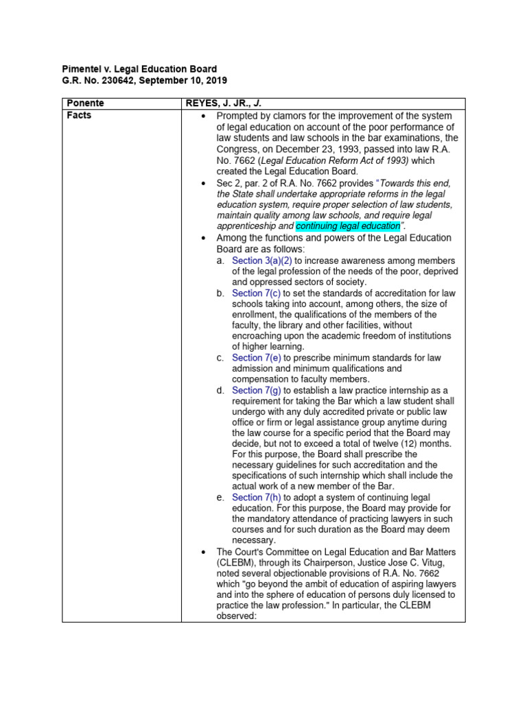 3. Pimentel-v.-Legal-Education-Board | PDF | Legal Education | Lawyer
