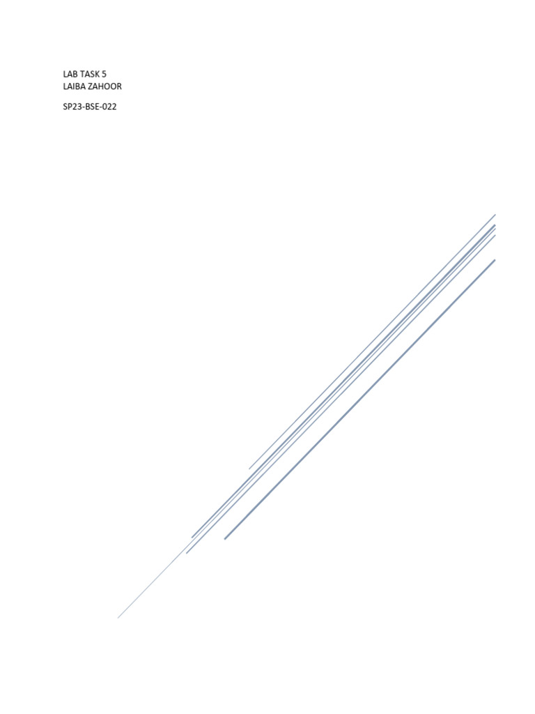 SP23 BSE 022 - Labtask | PDF | Computer Programming | Software Engineering
