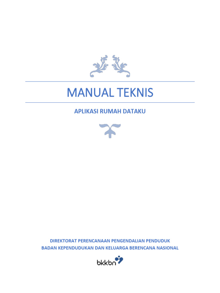Manual Teknis Aplikasi Input Data Rumah Dataku | PDF